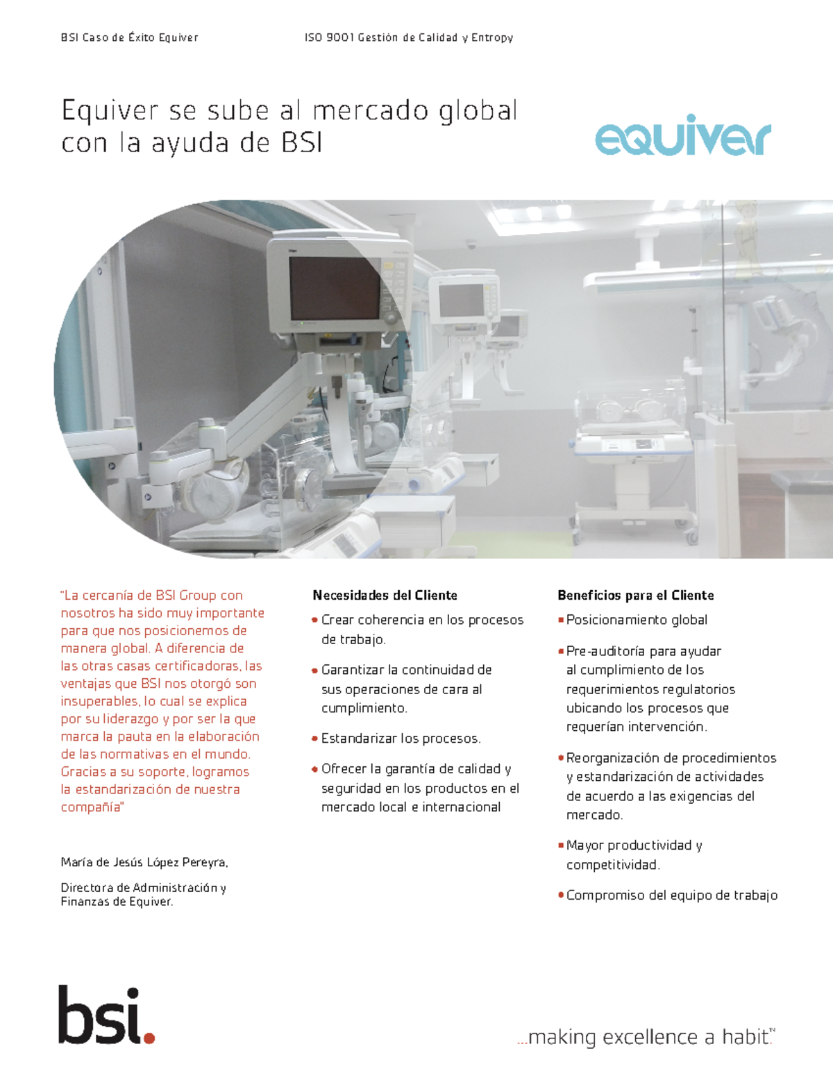 Caso Exito ISO 9001 - Equiver se sube al mercado global con la ayuda de ...