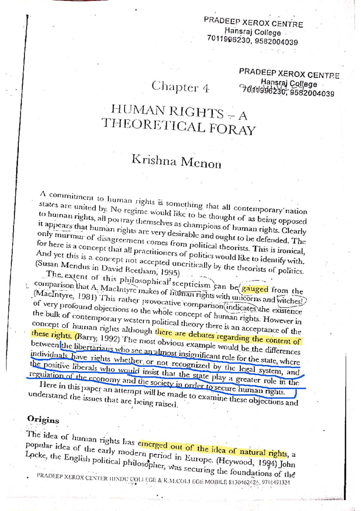 Human Rights Article 1 - Philosophy Honours - Studocu