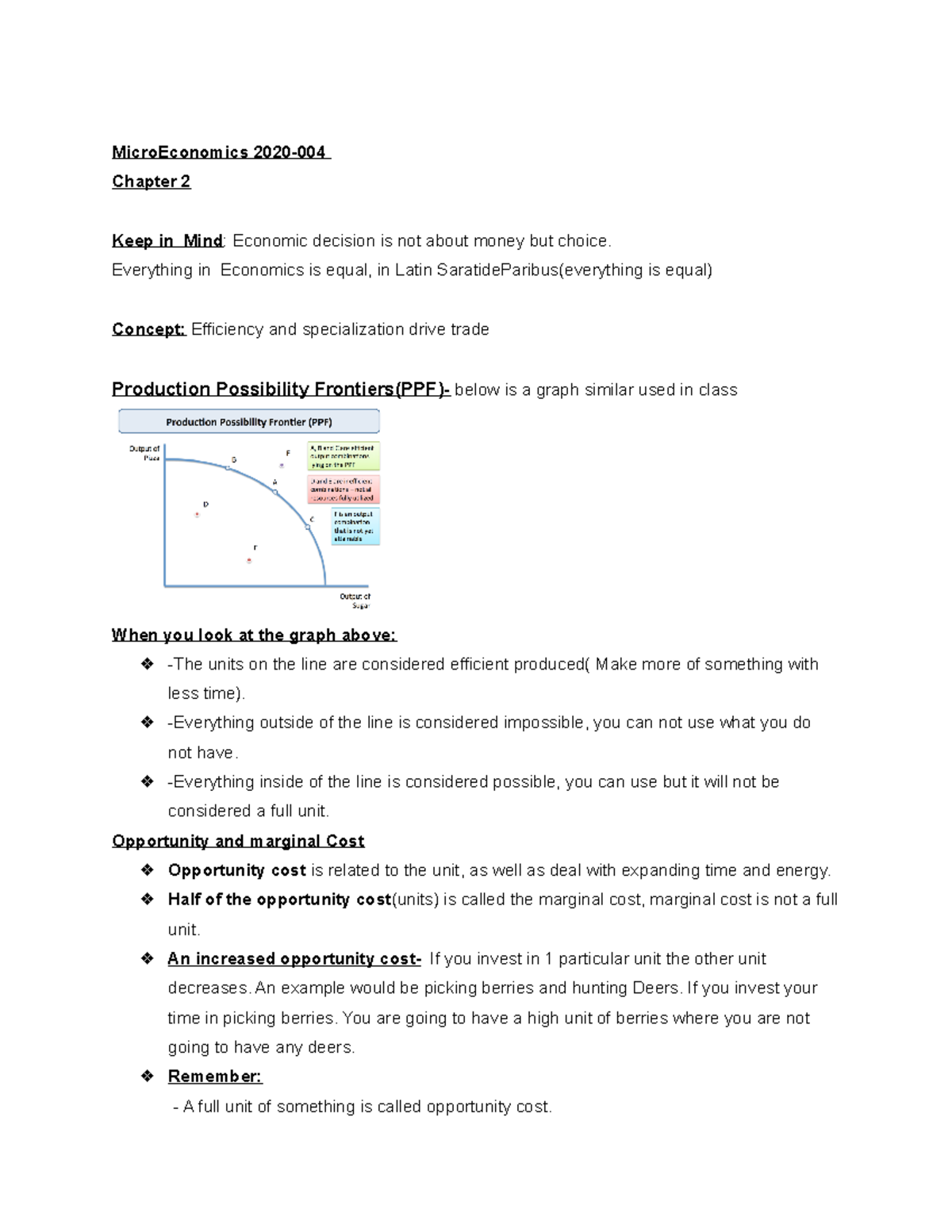 Micro Economics 2020-004 Chapter 2 - MicroEconomics 2020- Chapter 2 ...
