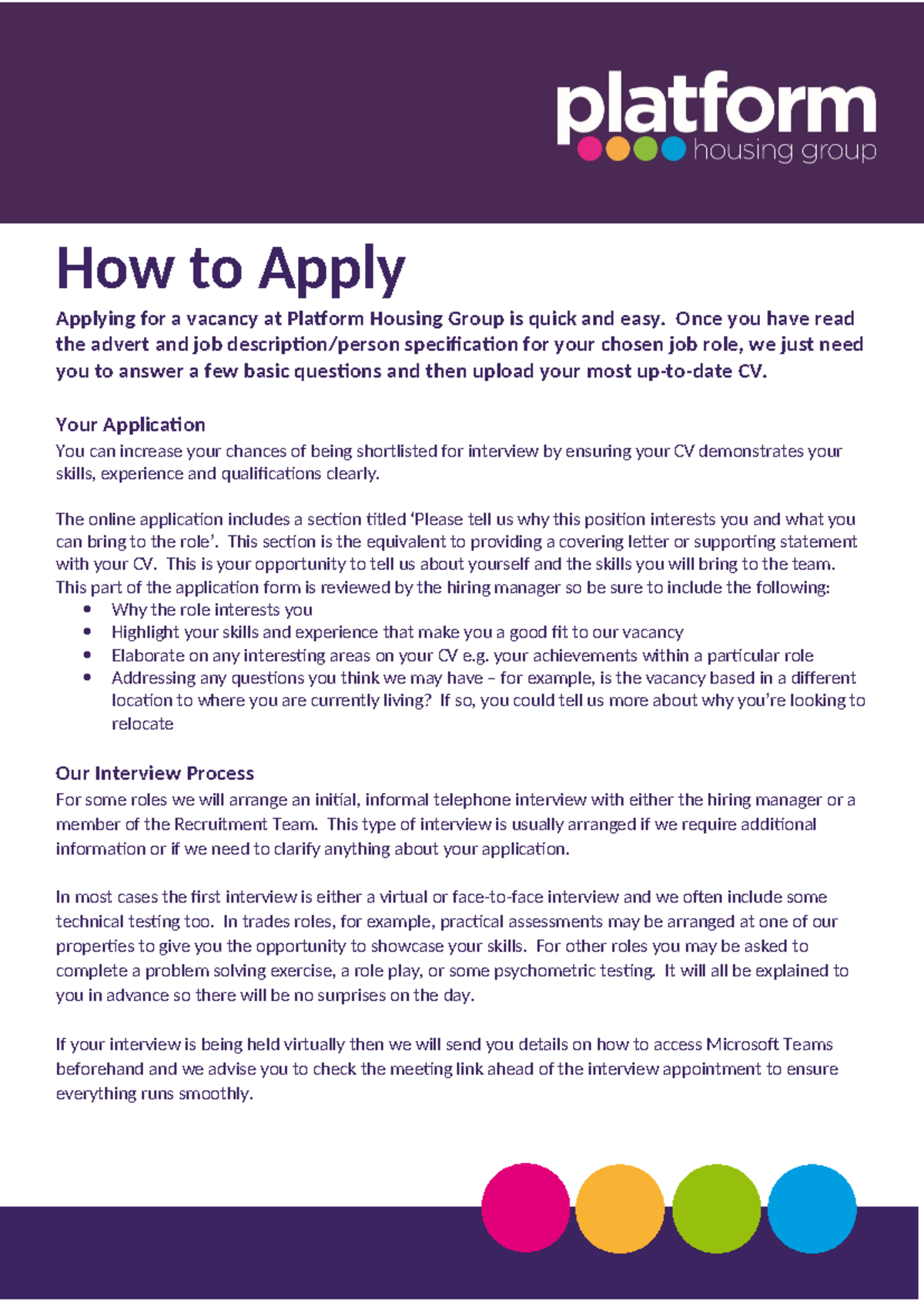 How to Apply Guidance - application - How to Apply Applying for a ...