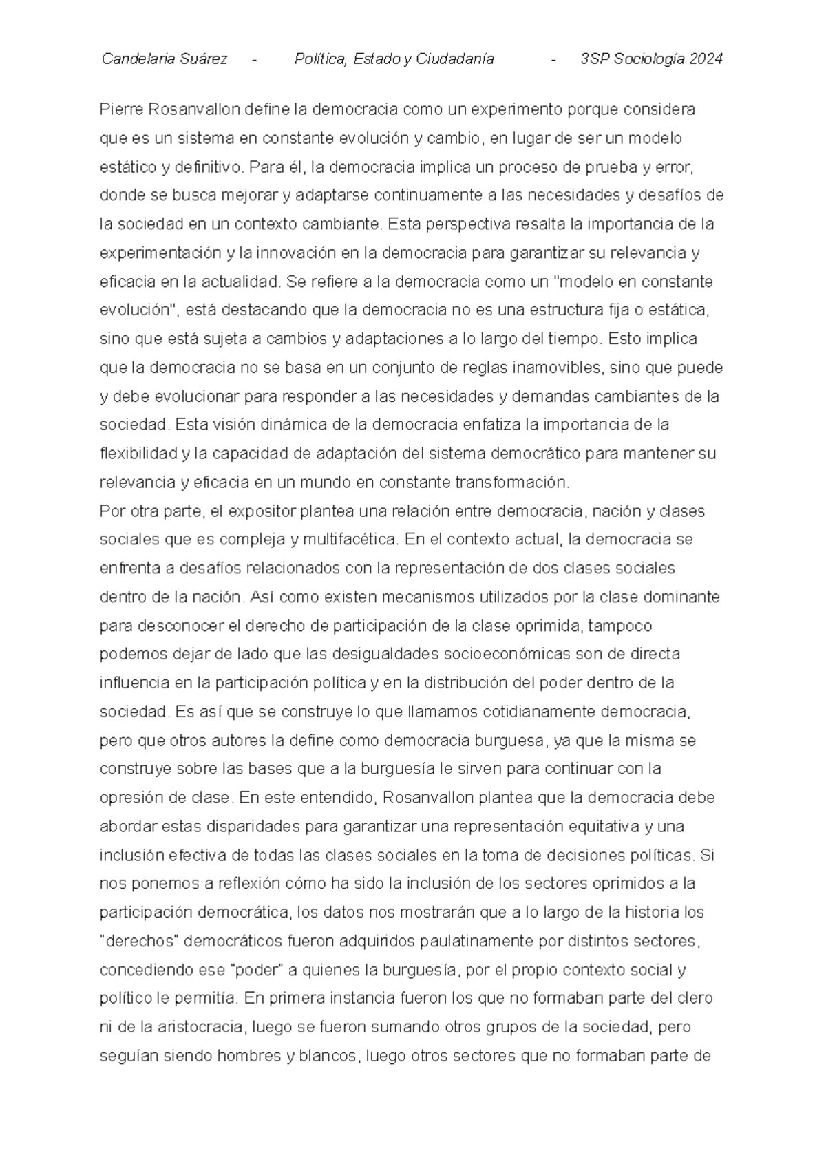 Actividad 6 - Política, Estado y Ciudadanía - Candelaria Suárez ...