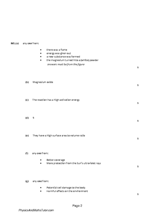 Hormonal Coordination in Humans QP- AQA Biology GCSE - Q1. Many ...