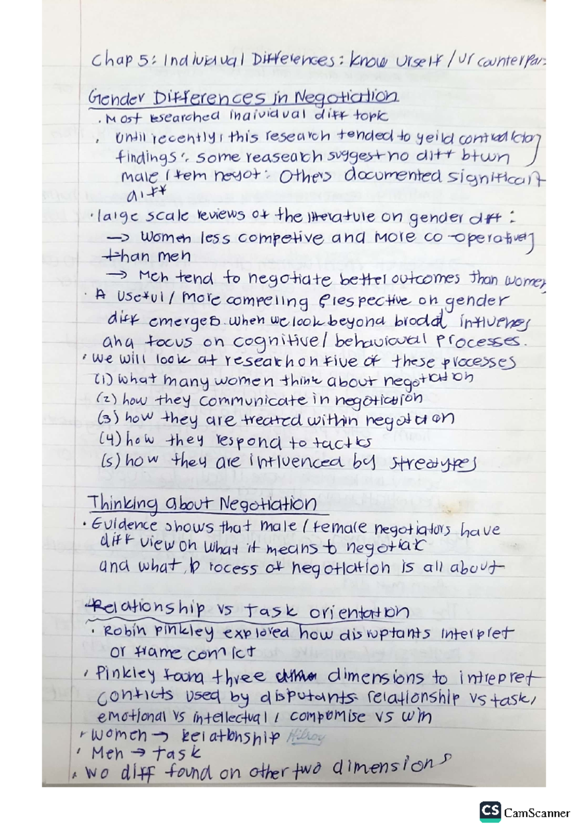 Chapter 5 Individual Differences - 2NG3 - Studocu