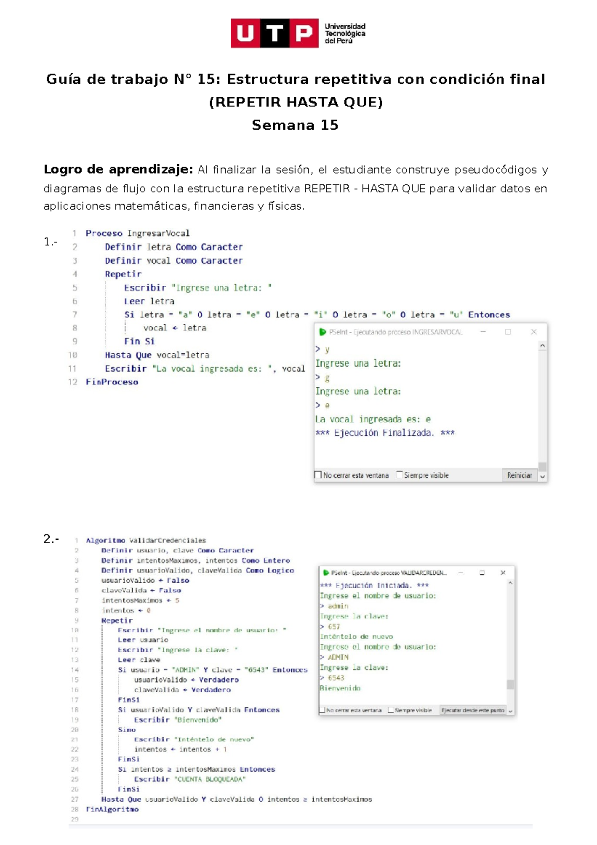 Algoritmos S15 - Robert Silva - Herramientas para la comunicacion ...