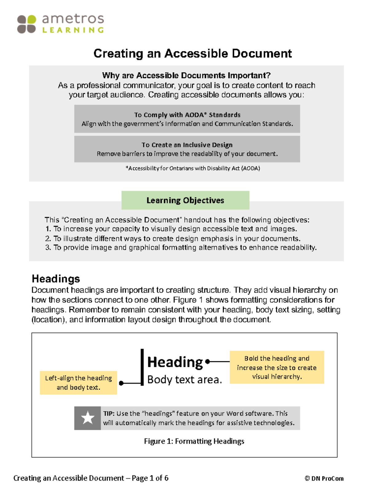 Ametros Creating Accessible Doc Handout Tagged Final - This “Creating ...
