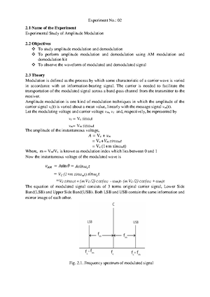 Expt4 - Lab report 4 - 4 Name of the Experiment Experimental Study ...