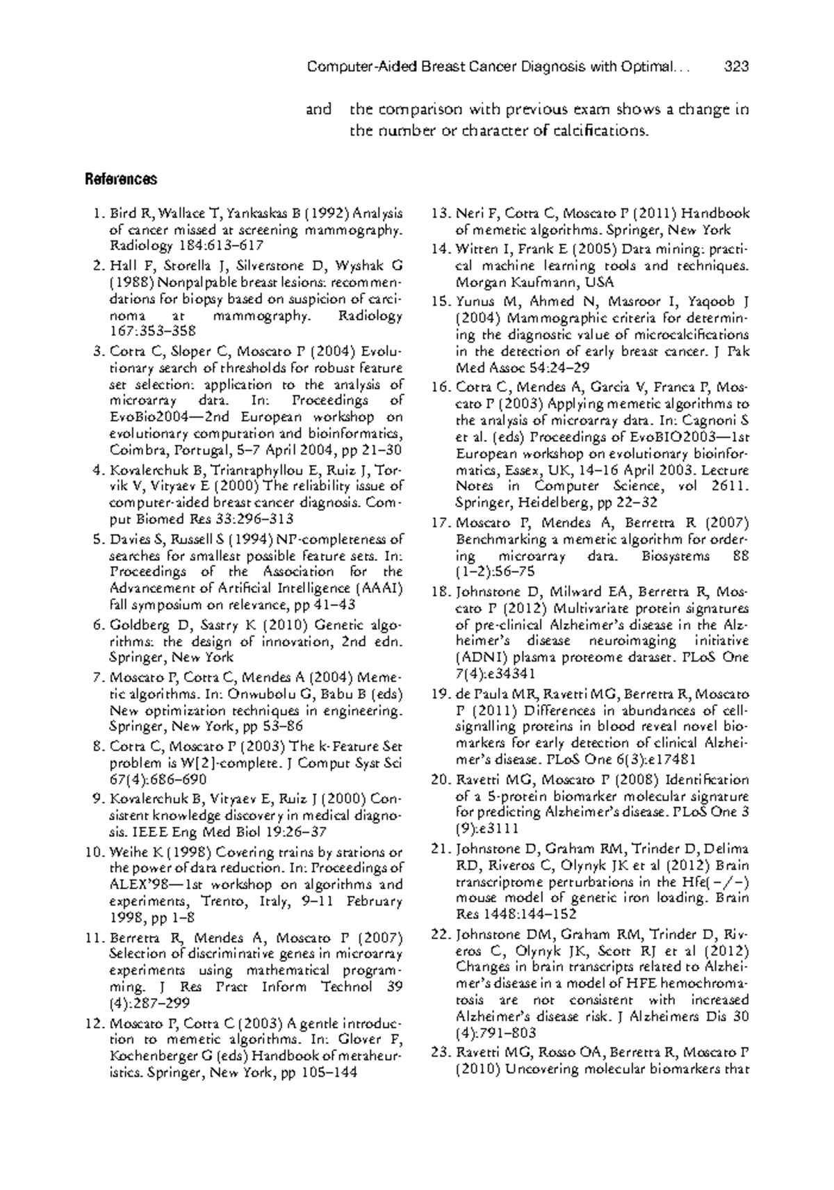 Fundamentals of Bioinformatics-108 - and the comparison with previous ...