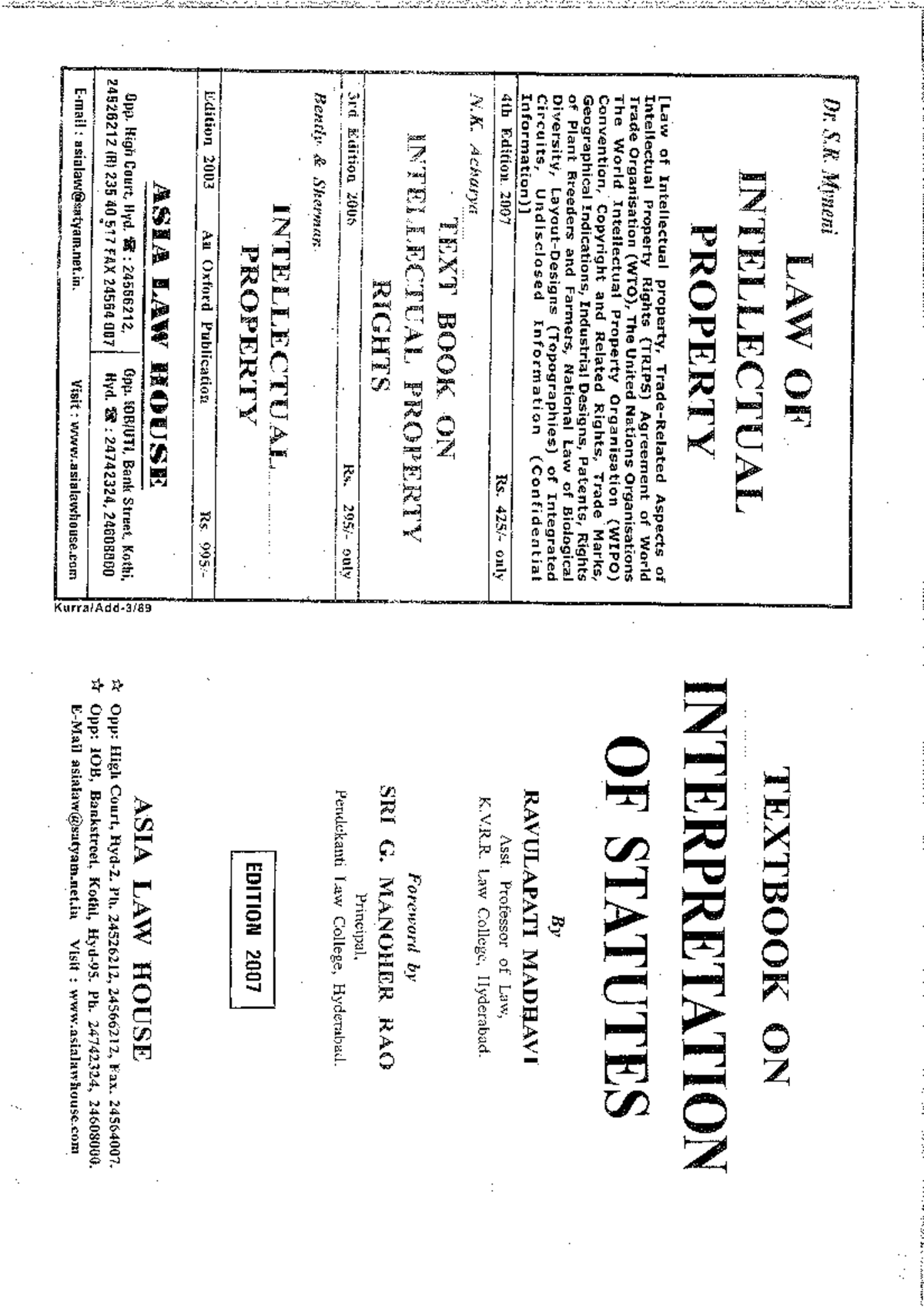 Interpretation OF Statues TXT BOOK - LAW - Studocu