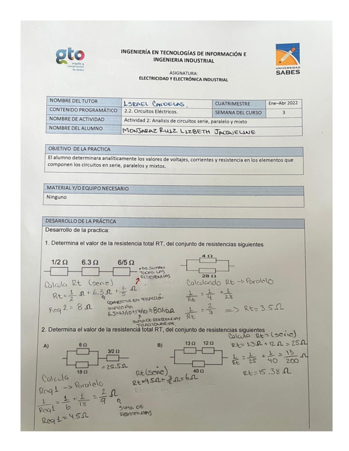 ACT.2.2 Circuitos - FBBG - Electrónica DIGITAL - Studocu