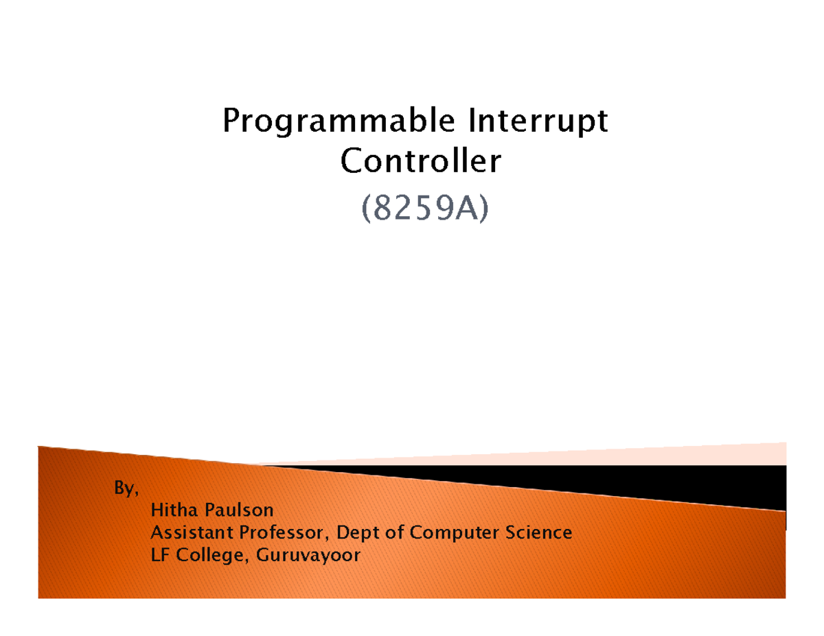 8259 - no jkfnafws fwjflqlh C WEJHFBHLWF C - (8259A) Programmable ...