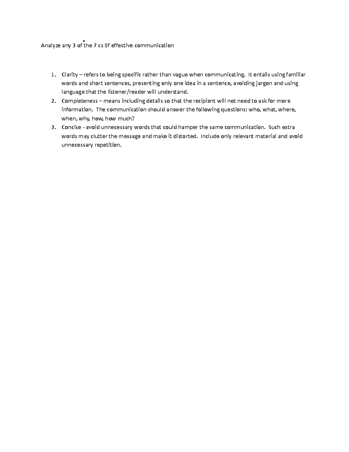 Assignment 1 Education Analyze Any 3 Of The 7 Cs 0f Effective assignment-1-education-analyze-any-3-of-the-7-cs-0f-effective
