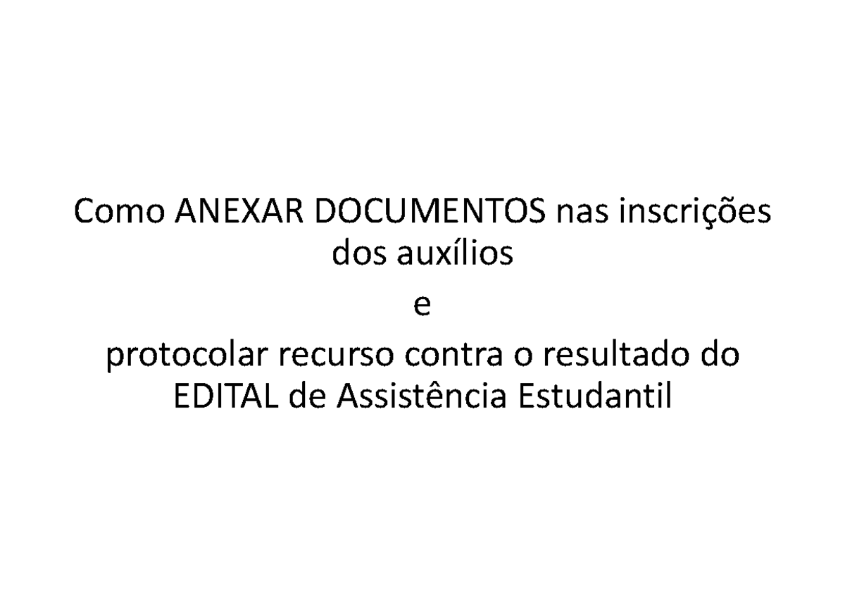 Tutorial de como anexar documentos no suap 2023 - Matemática - Como ...