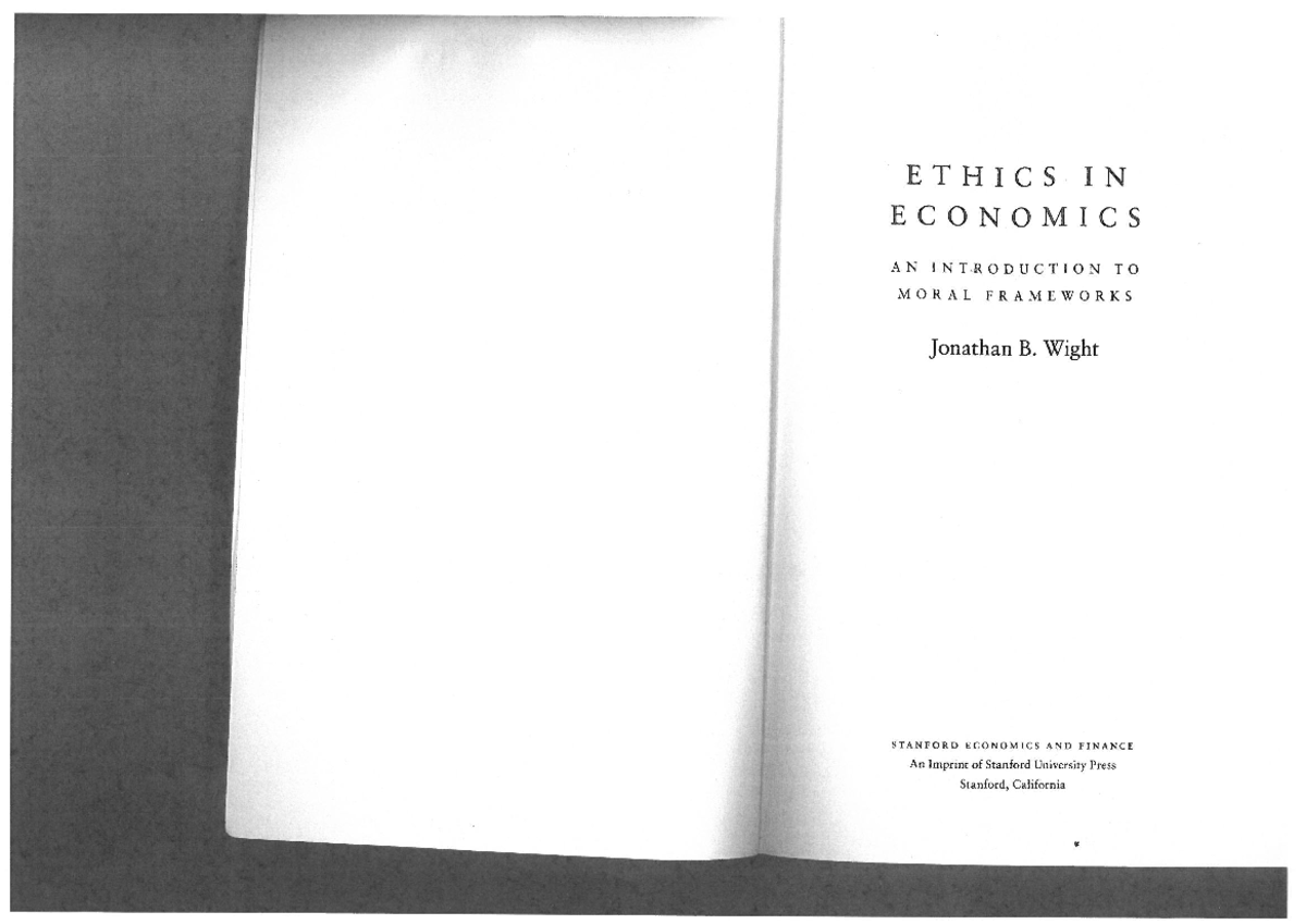 Wight 2015 Ch1 - Helpful reading given to us for the Micro Ethics ...
