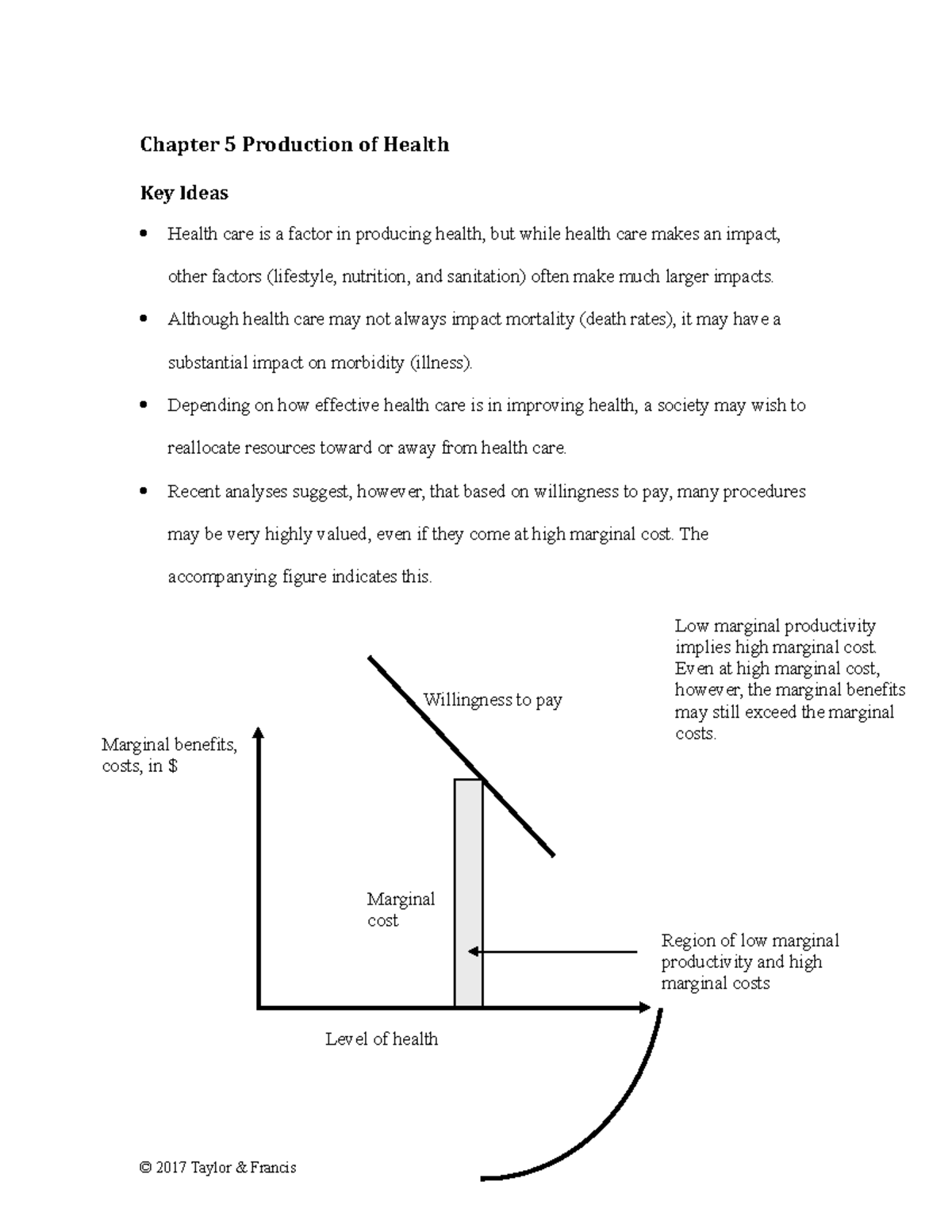 Chapter 5 Study Material - Chapter 5 Production of Health Key Ideas ...
