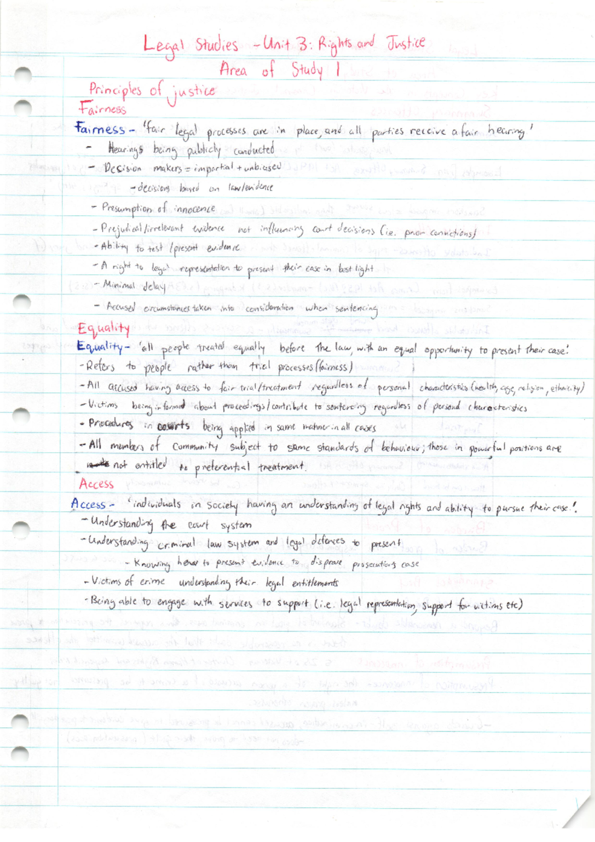 Paper Legal Studies Notes - Studocu