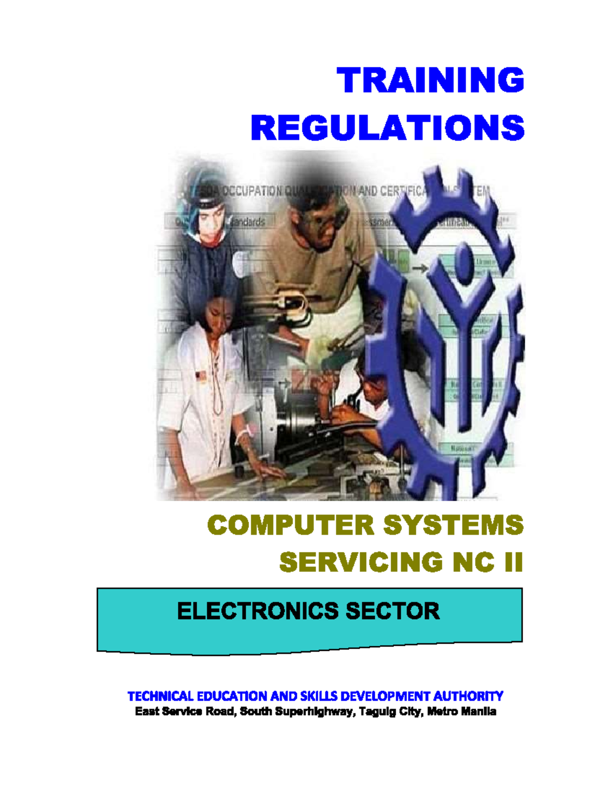 Maria lilibeth tm - tesda - TRAINING REGULATIONS OCCUPATION ...