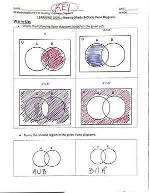 Logic Sets Practice Test Key - FOM 12 Practice Test Chapter 3 – Set ...