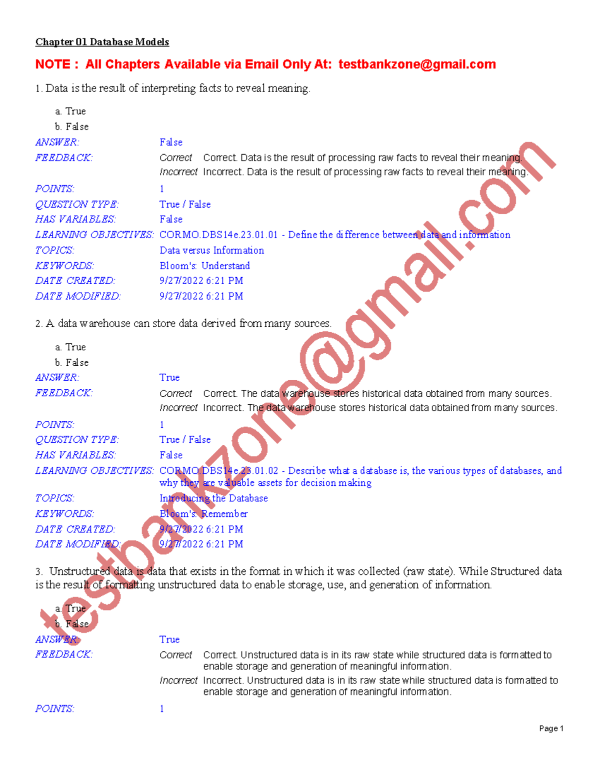 Solutions And Test Bank For Database Systems Design Implementation And Management 14th Edition