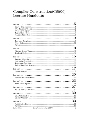CS606 Finalterm Solved MCQs With Referencesby Moaaz - CS606- compiler instruction Solved MCQS ...