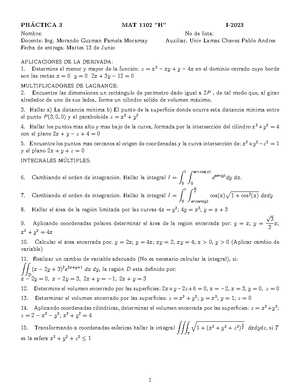 Cálculo II integrales multiples 2-21 - Cálculo II - Studocu