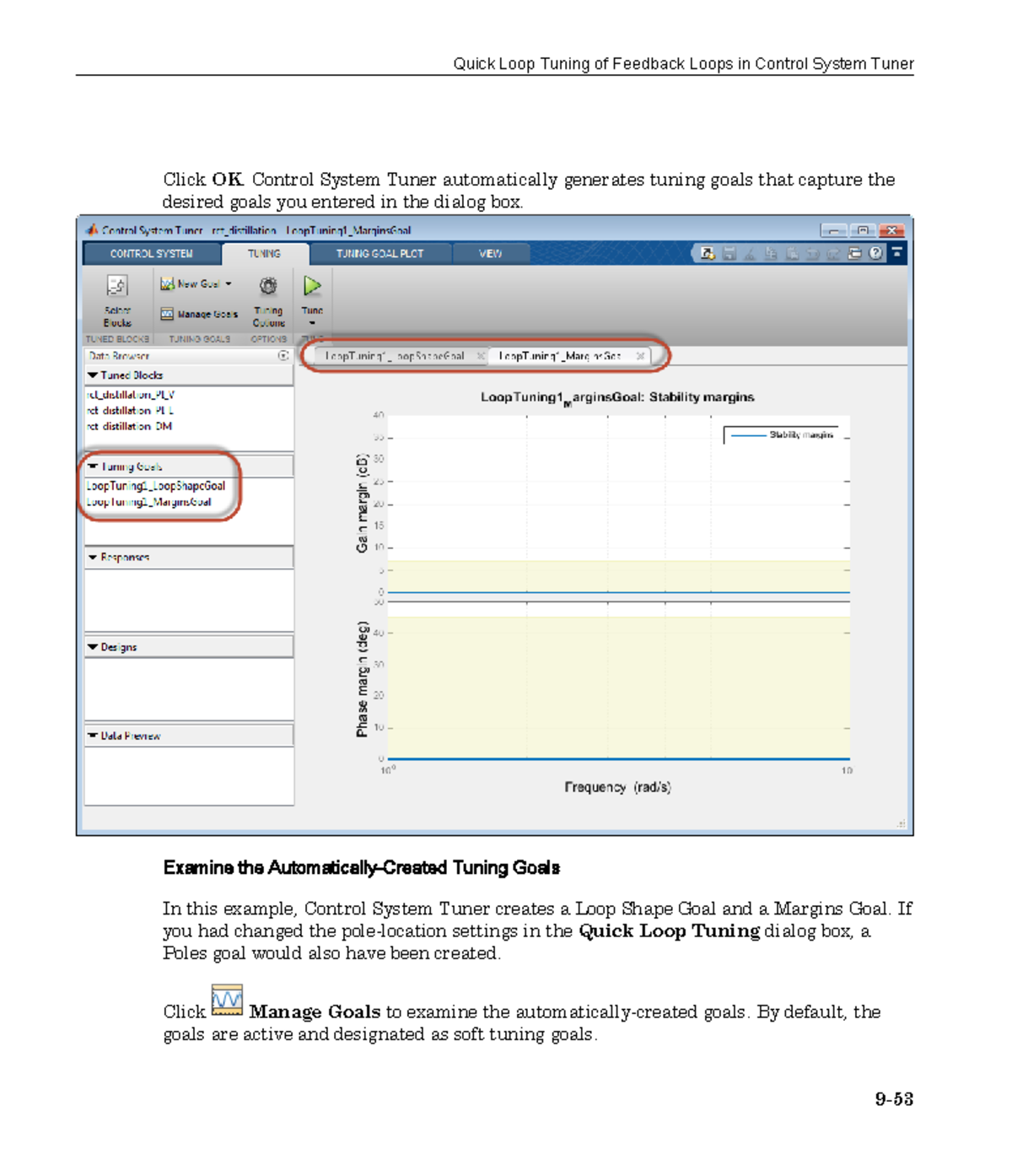Simulink Control Design 94 Click Ok Control System Tuner Automatically Generates Tuning