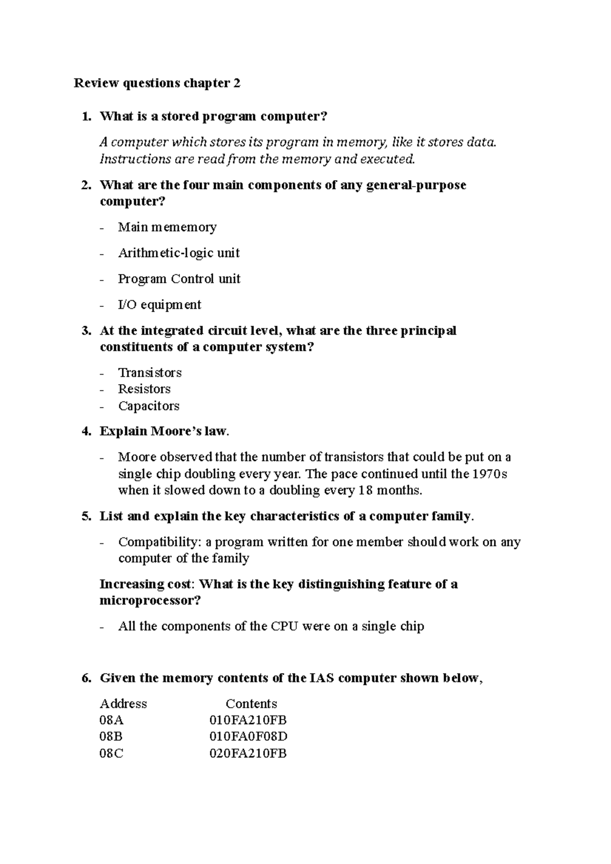 Review questions chapter 2 2 - Networking - FPT - Studocu