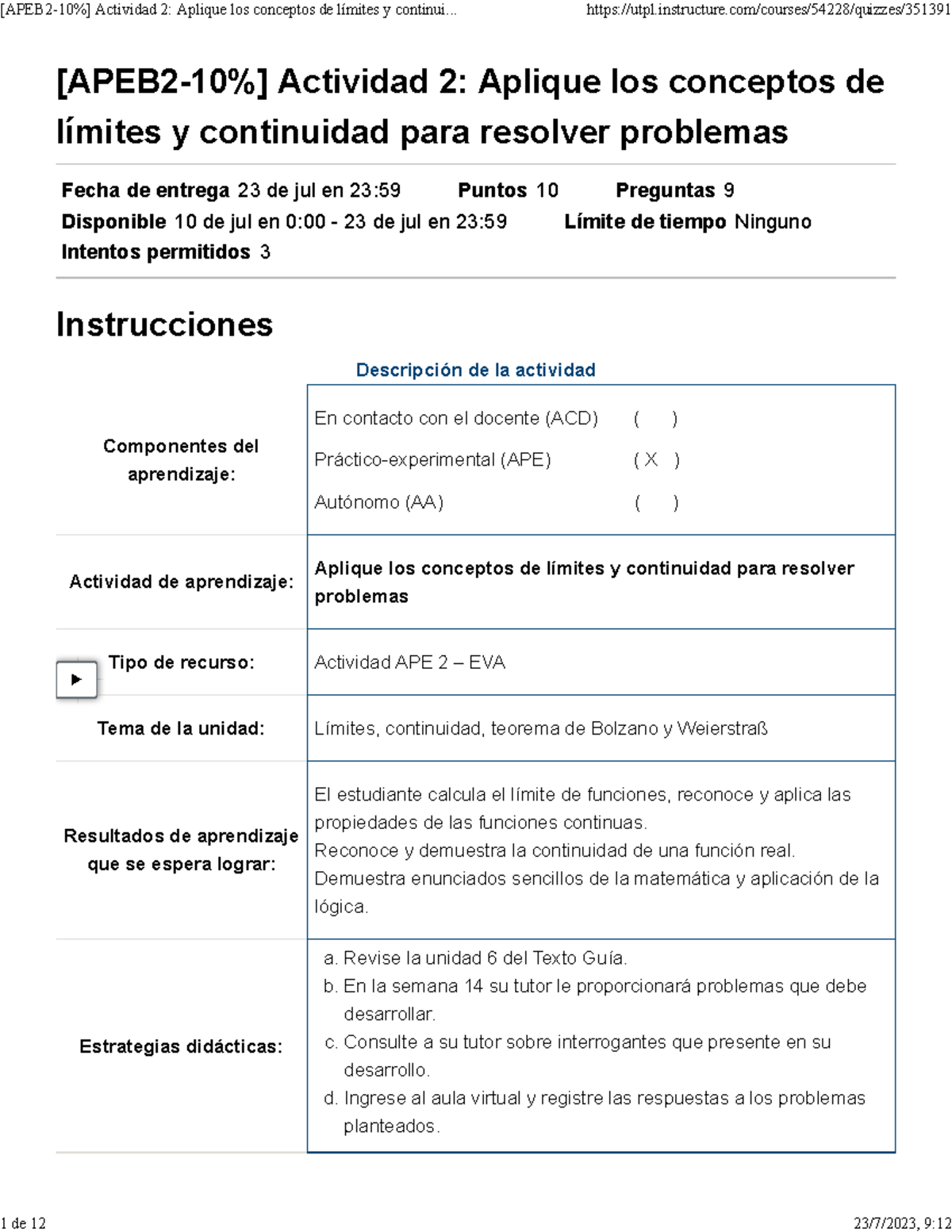 [APEB 2-10 ] Actividad 2 Fundamentos Matematicos - [APEB2-10% ...