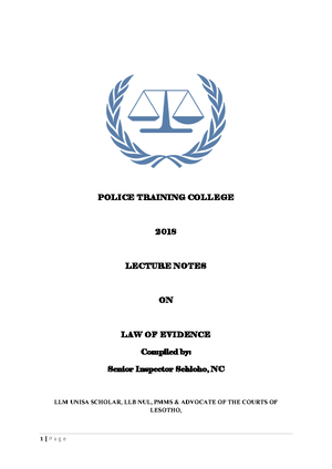 Charge sheet and indictment - NOTES Criminal Procedure 2 CMP301-A 1 ...