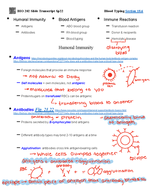 18.1 Overview of Blood - BIO 202 Slide Transcript Overview of Blood ...