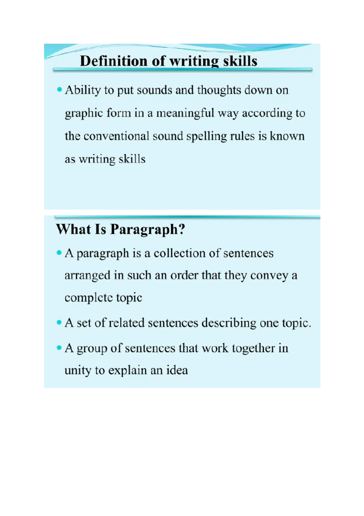 Paragraph essay - Essay type Skills tested Example prompt Argumentative ...