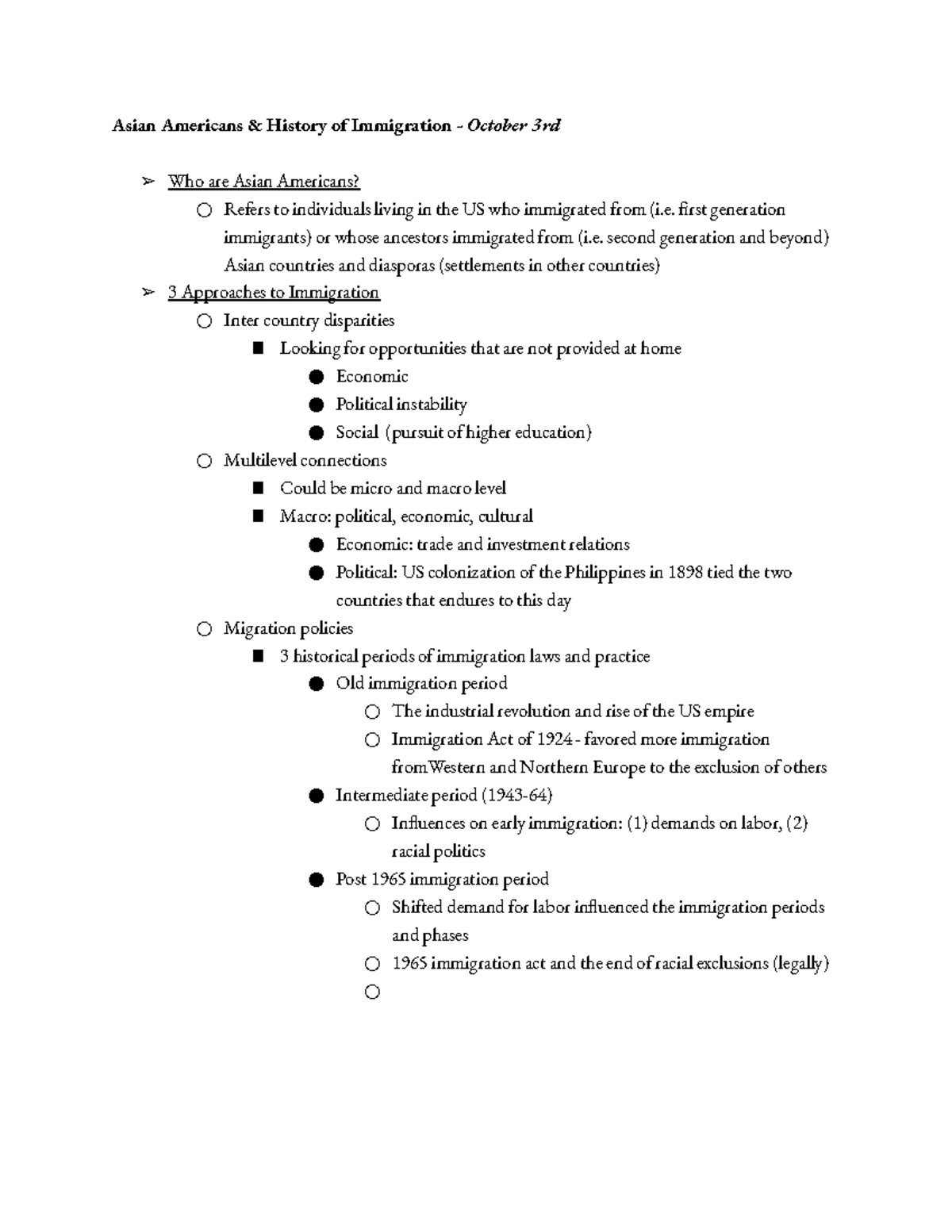 Section 2A Asian Americans History of Immigration - Asian Americans ...