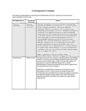CJ 210 Module One Practice Activity Template - CJ 210 Module One ...