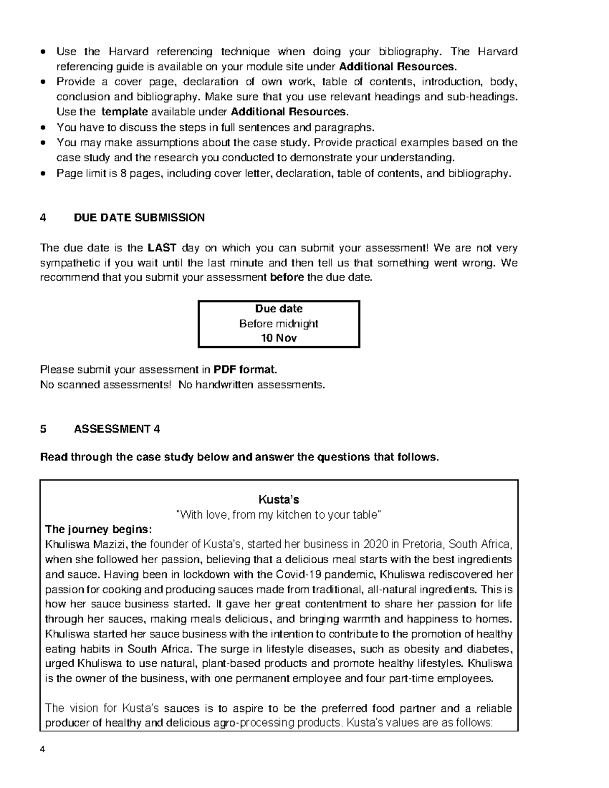 Assignment 44 - Question - Use the Harvard referencing technique when ...