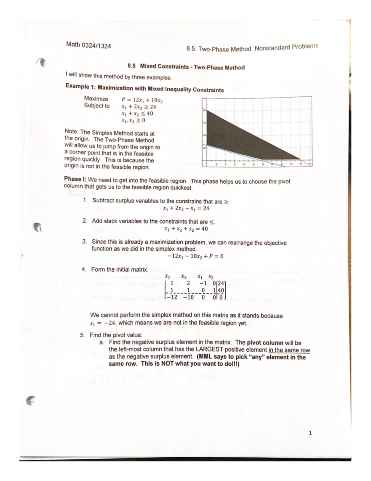 8 - 8.5 notes - MATH 1314 - Studocu
