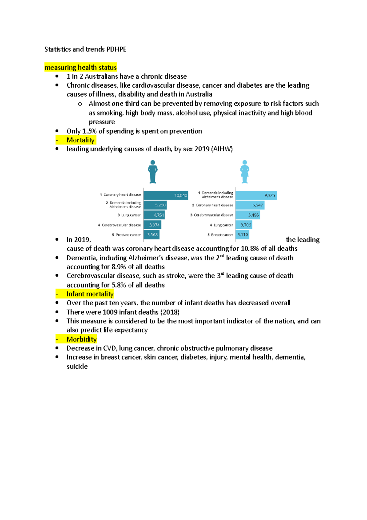Statistics and trends Pdhpe - Statistics and trends PDHPE measuring ...