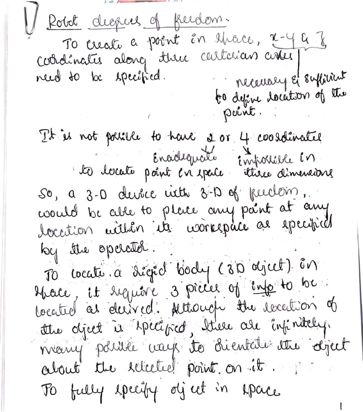 Robotics and Applications Notes - |Rotet deses keudon potnt in saco, -y ...