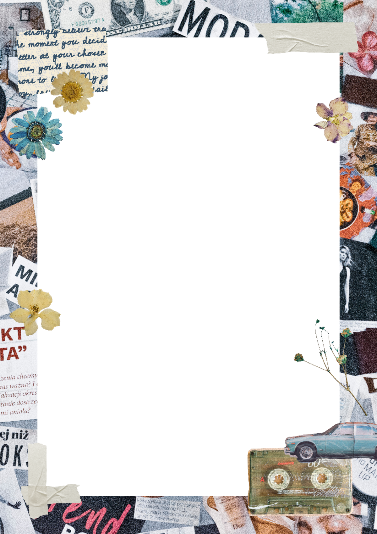 White Vintage Collage Page Border 20240115 174112 0000 - Technology ...