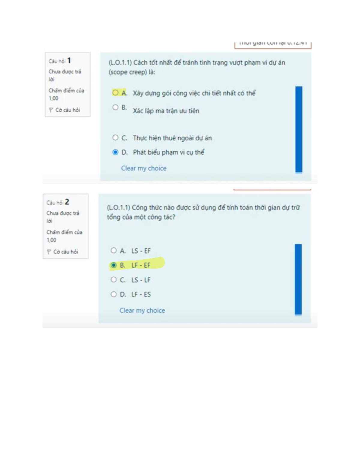 Key đề-CK - de thi - Quản lý công nghiệp - PHẦN BÀI TẬP - Studocu