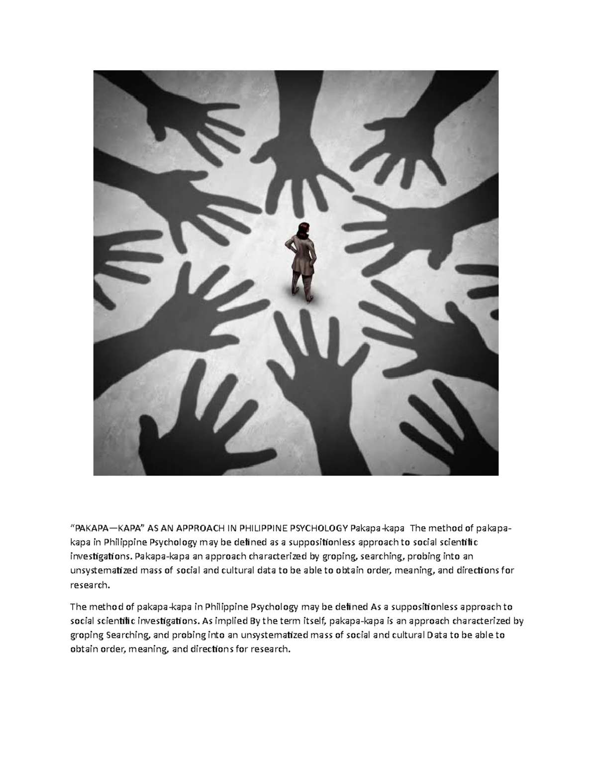 Document - Assignment - “PAKAPA—KAPA” AS AN APPROACH IN PHILIPPINE ...