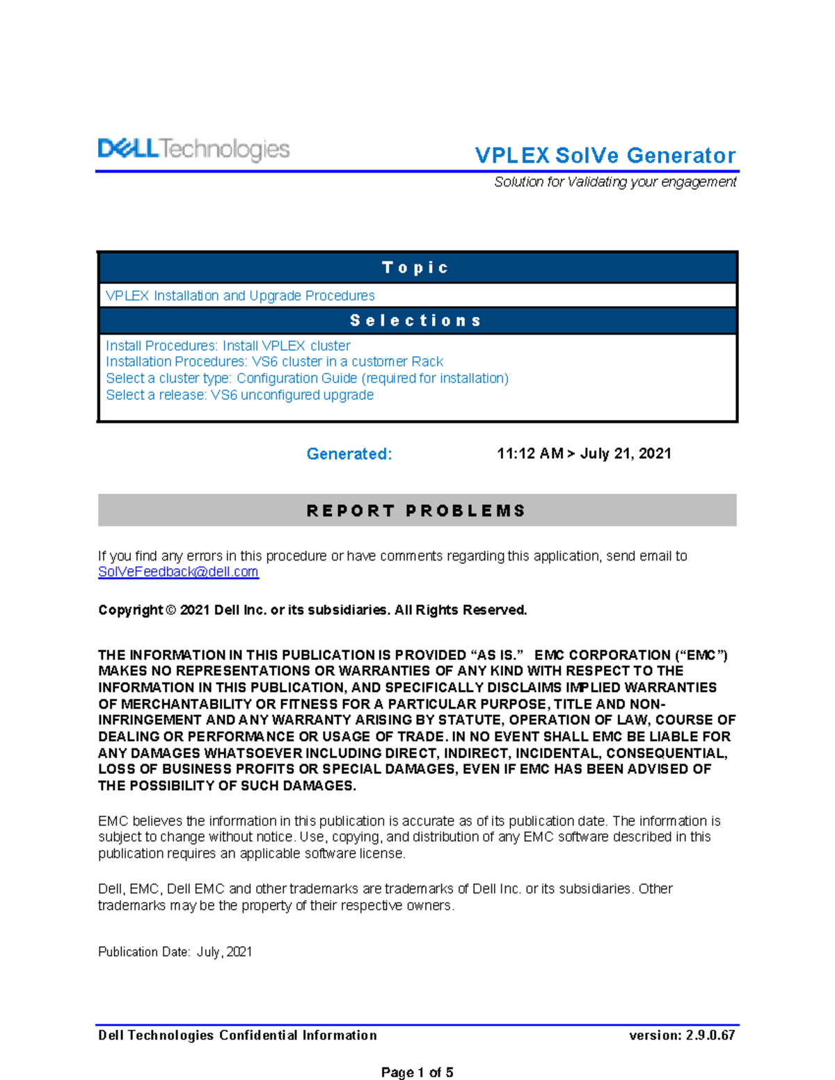 Vplex Vplex Installation and Upgrade Procedures-Install Procedures ...