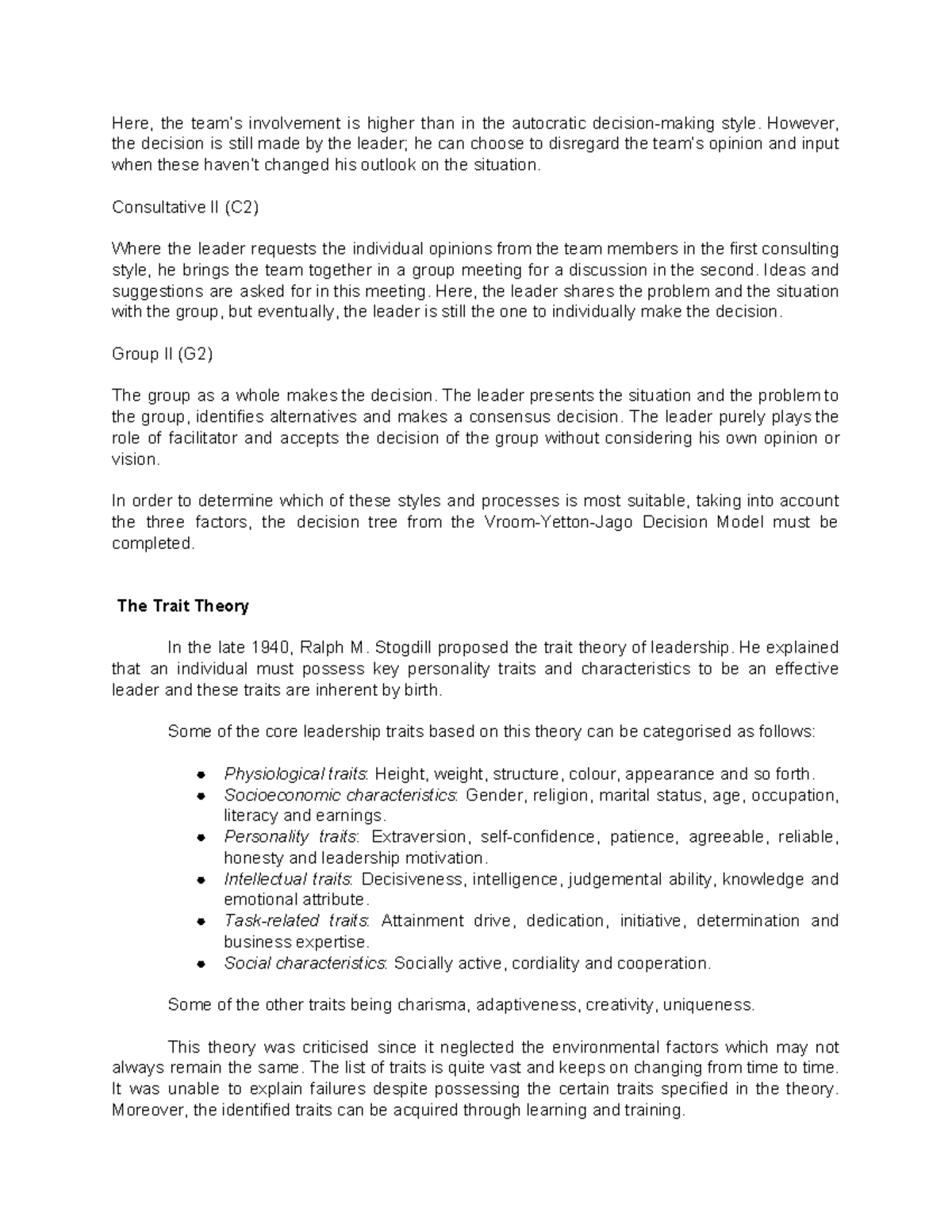 Human Behavior IN Organization Module 7 PT 2 - Here, the team’s ...