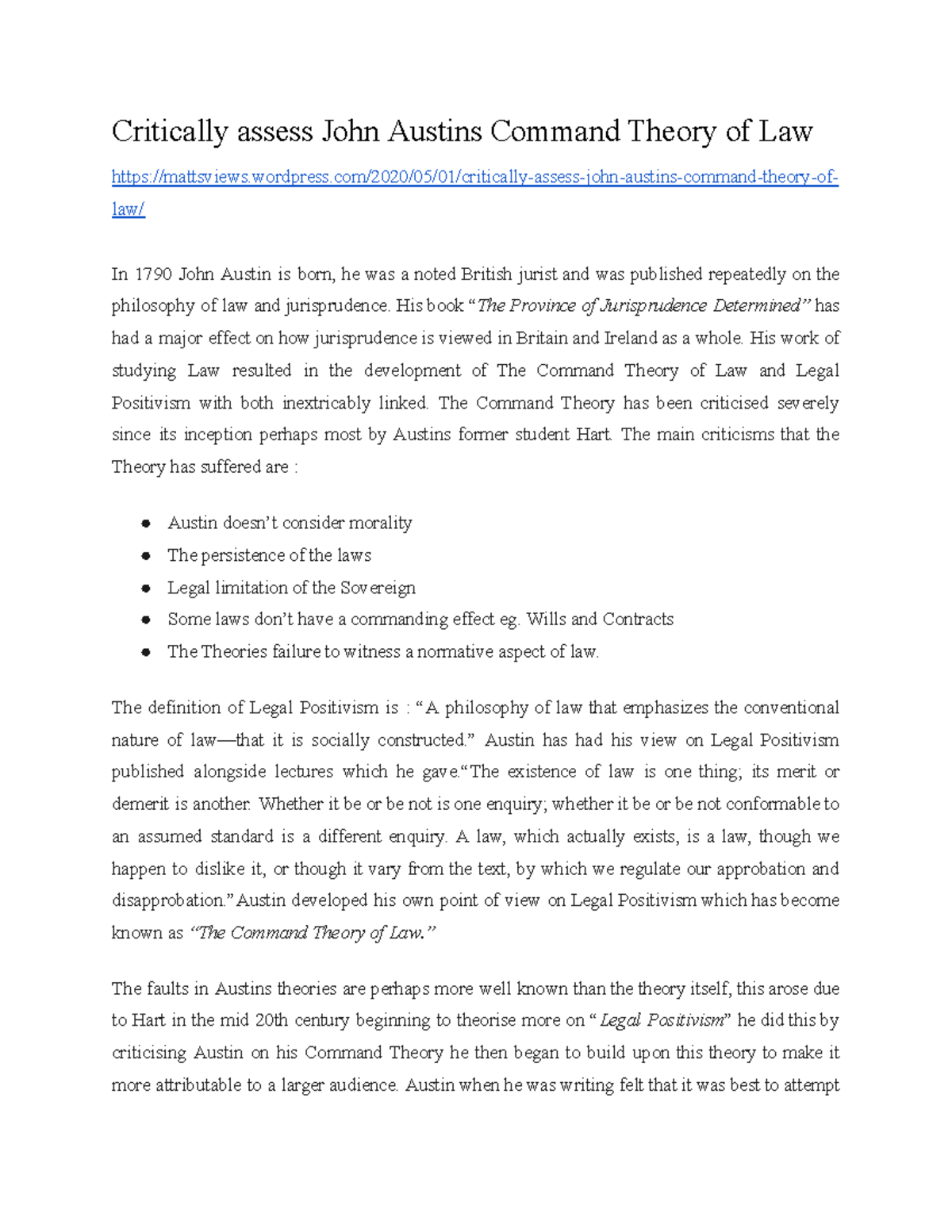 John Austin - wordpress/2020/05/01/critically-assess-john-austins ...