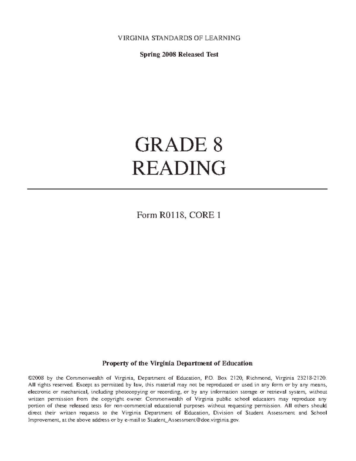 solar activity and reading material for students now! - VIRGINIA ...