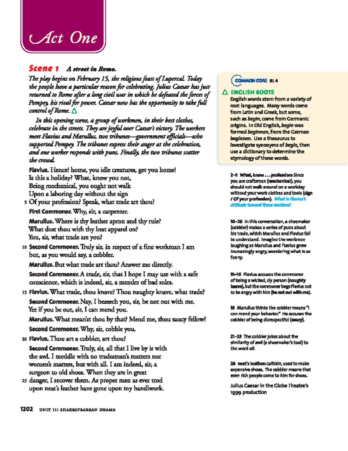 JC Act 1 Text - egr - Studocu