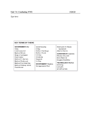 Unit 7.5 Notes - Unit 7 | Unresolved Tensions after WWI 3/28 ...