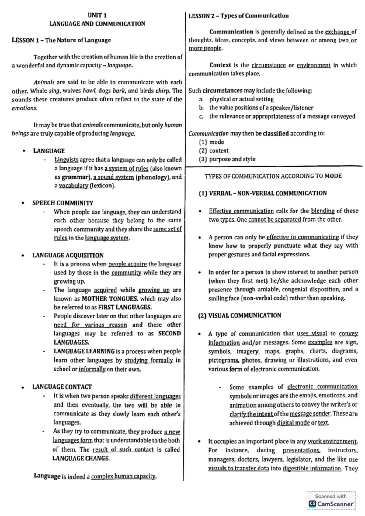 Pur Com Unit 1 3 - Purposive Communication - UNIT 1 LESSON 2 Types of ...