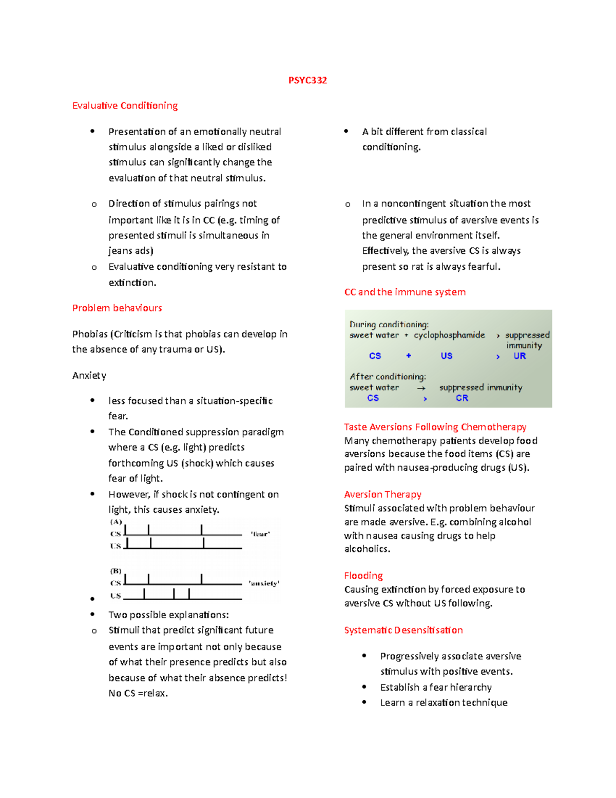 Evaluative Conditioning and problem behaviours - PSYC Evaluative ...