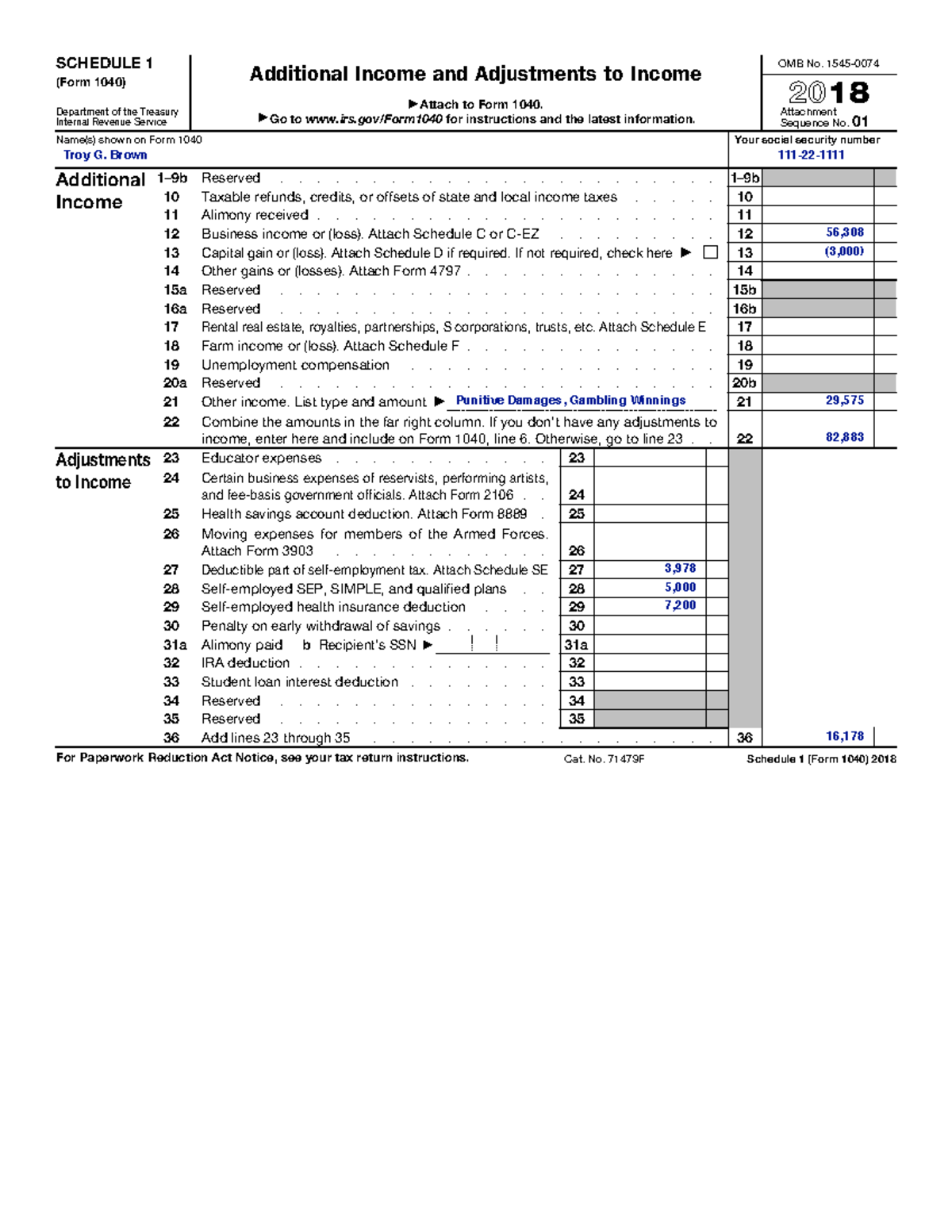 Sched-1 - 1 form of big semester long assignment - SCHEDULE 1 (Form ...