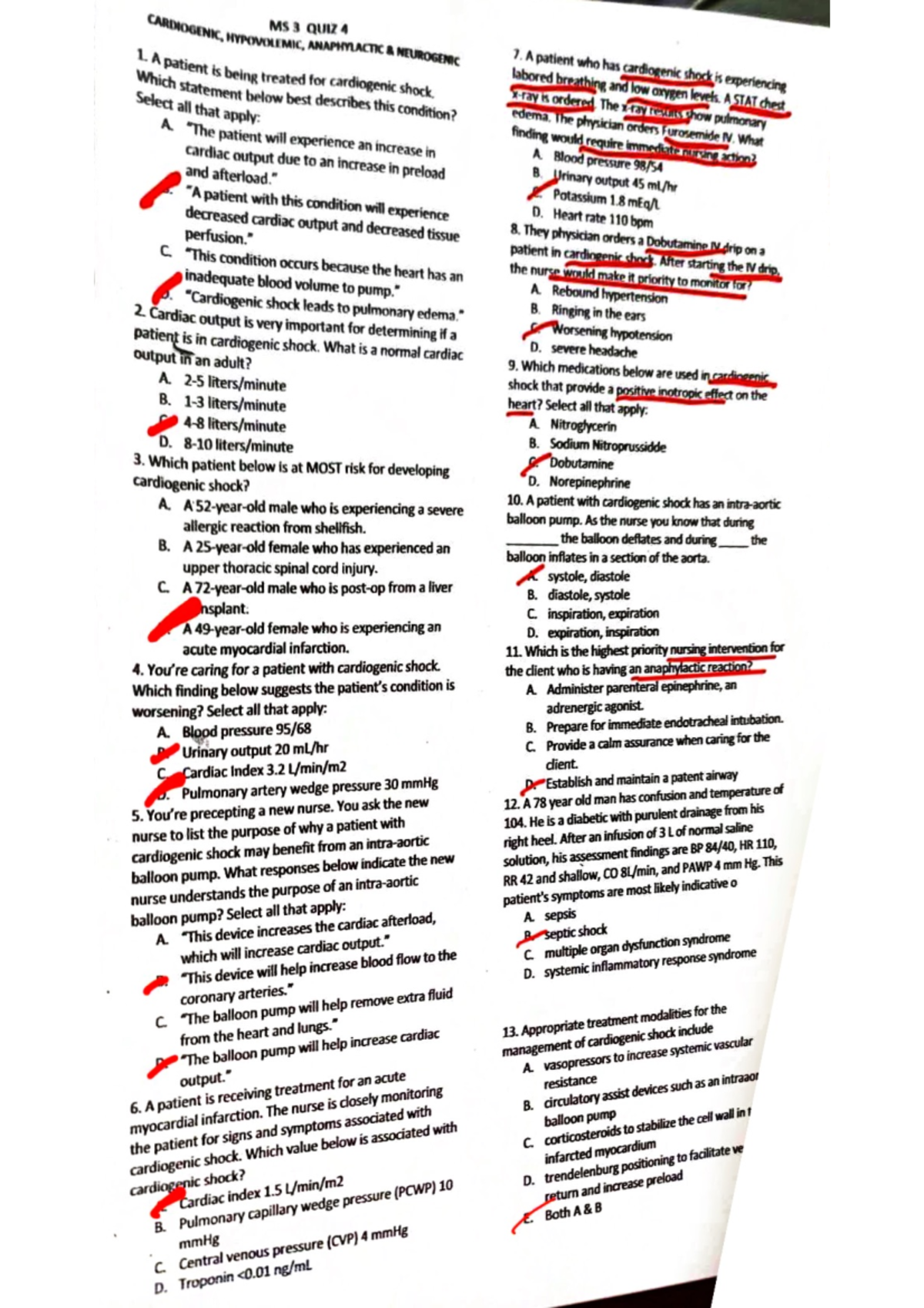 MS3 P2 TEST Paper w Answer - BS Education - Studocu