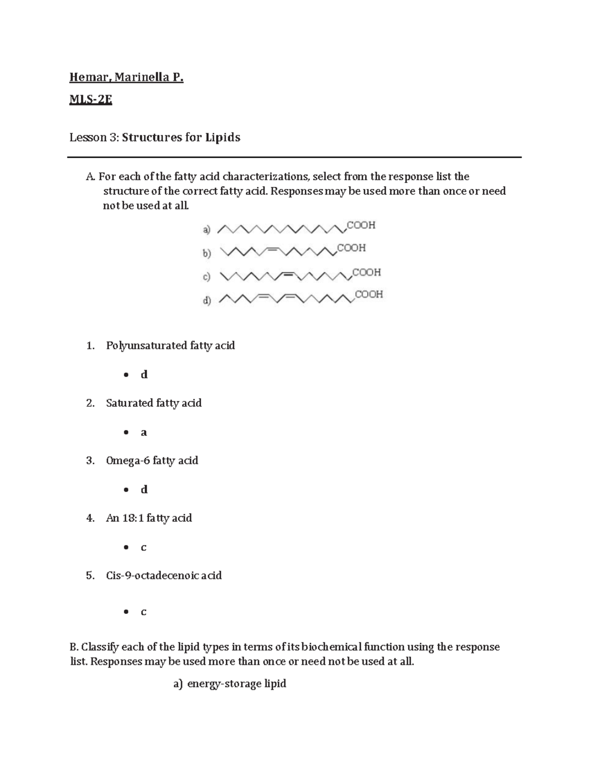 Hemar-Lesson-3 Activity-2 - Hemar, Marinella P. MLS-2E Lesson 3 ...